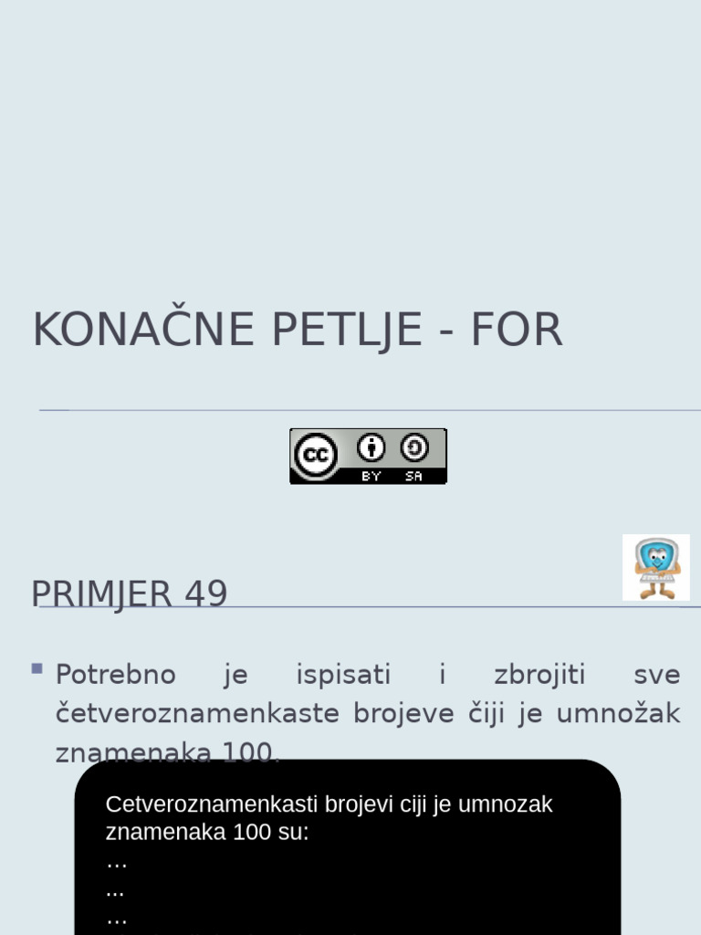 14 CPP Struktura Petlje Konacne Petlje | PDF