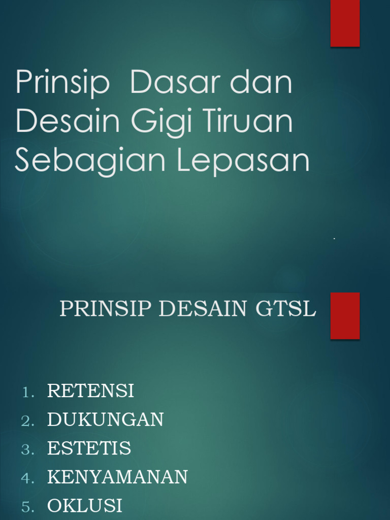 Prinsip Dasar Dan Desain GTSL | PDF