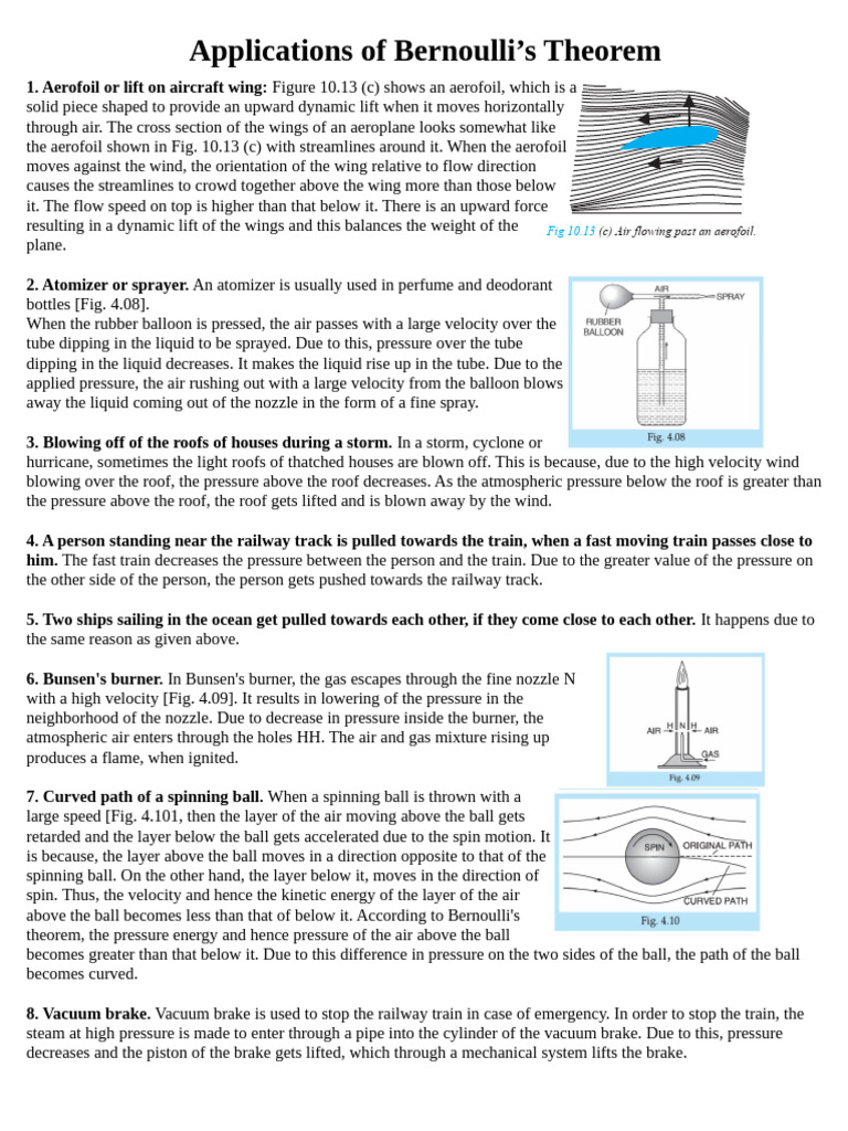 App and Limitations of Bernoulli's th | PDF App and Limitations of Bernoulli's th | PDF