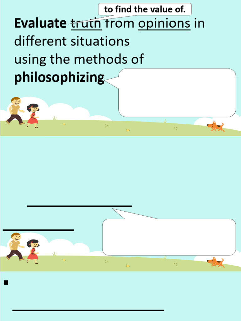 Evaluate Truth From Opinions in Different Situations 1 | PDF