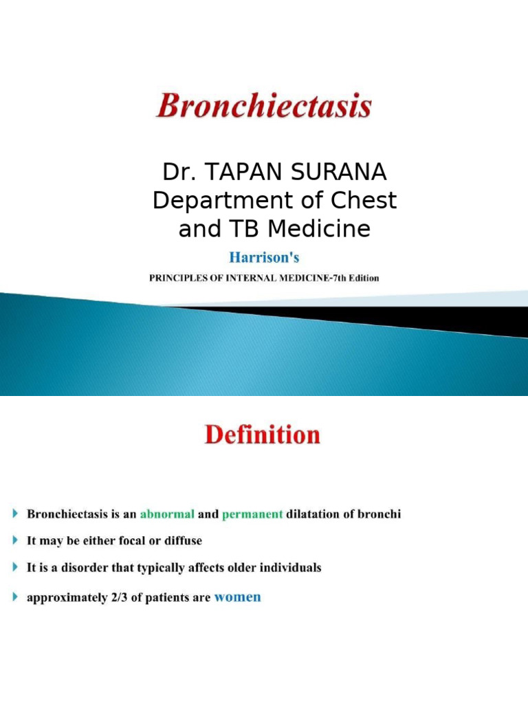 Bronchiectasis | PDF