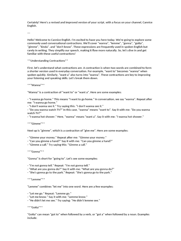 Speak An Dunderstand English Naturally | PDF