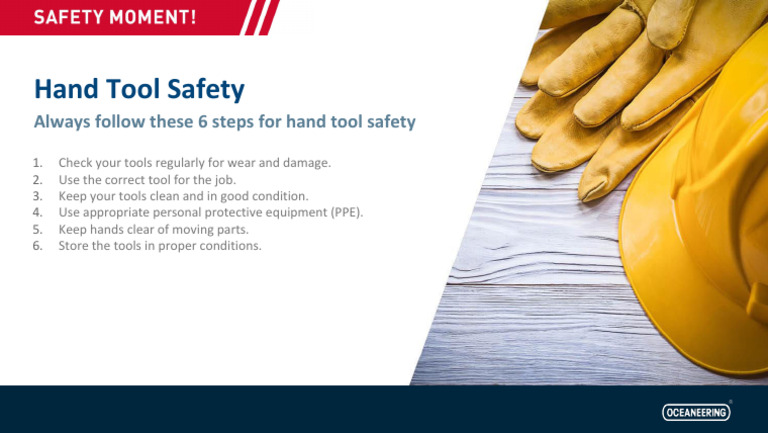 Hand Tool Safety (1) | PDF