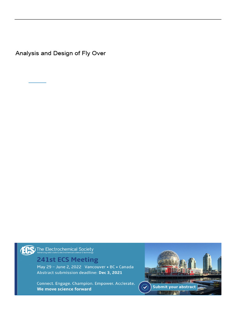 Flyover Design and Grillage Analysis | PDF | Bending | Beam (Structure)