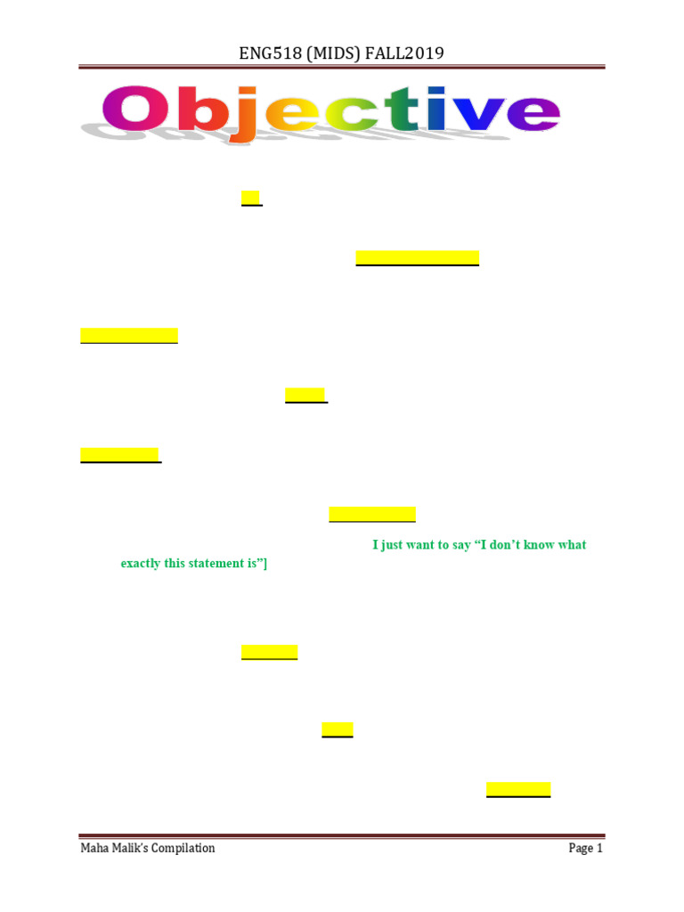 ENG518 (Mids) editted | PDF