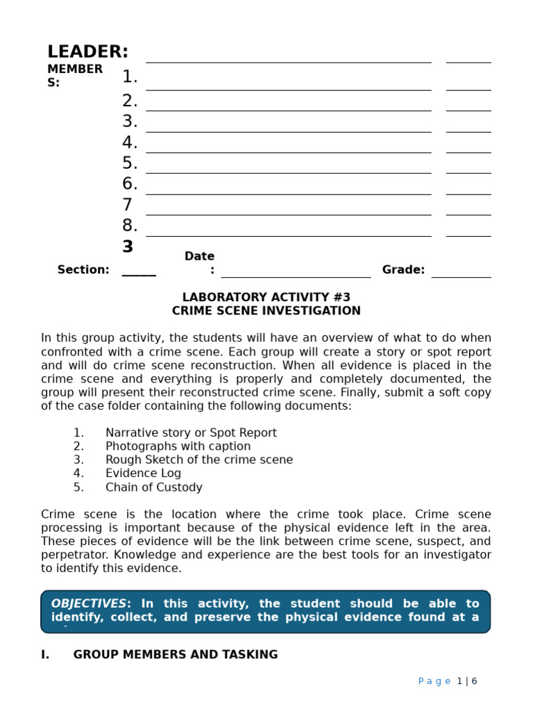 Laboratory-Activity-3-Crime-Scene-Investigation | PDF