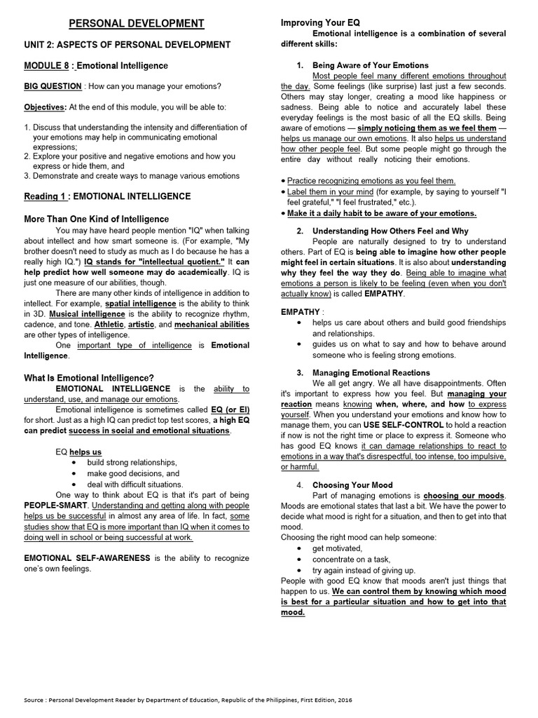 PerDev M8 Hand Out | PDF