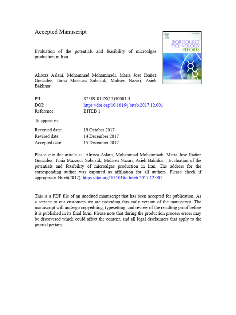 Microalgae | PDF