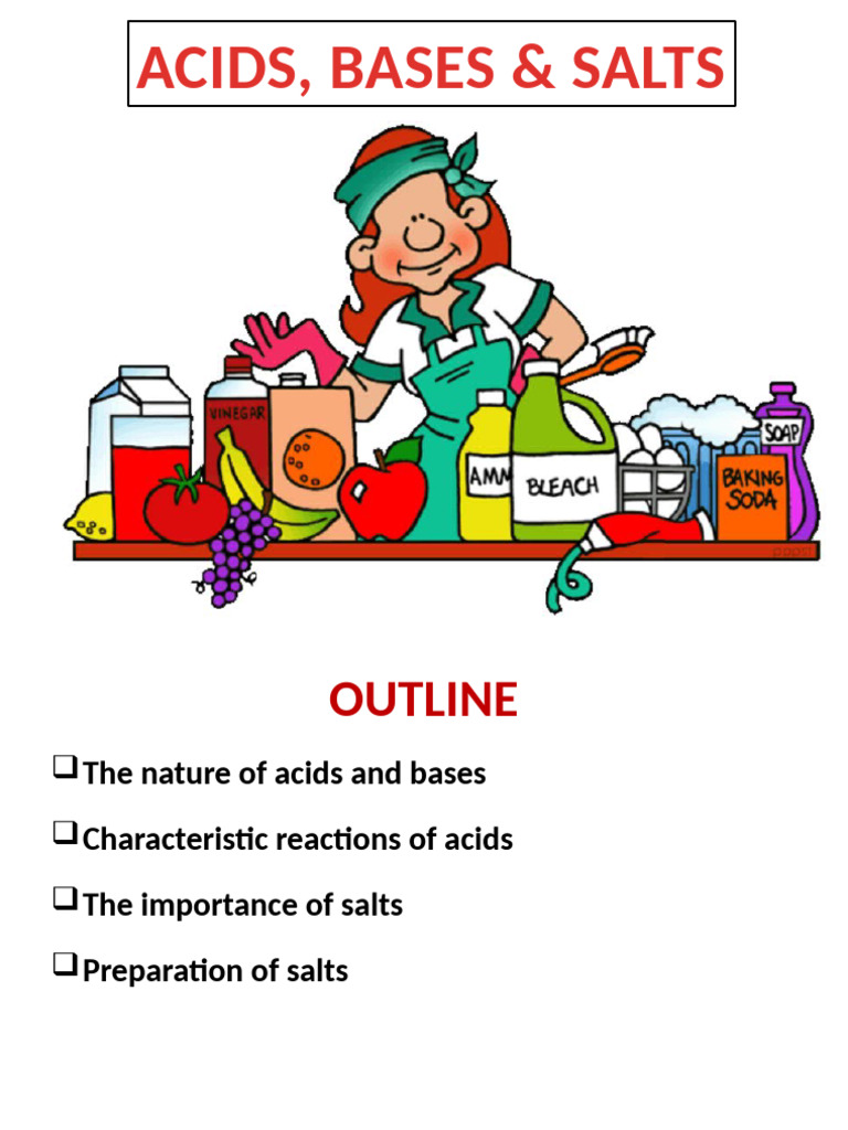 Acids, Bases and Salts | PDF