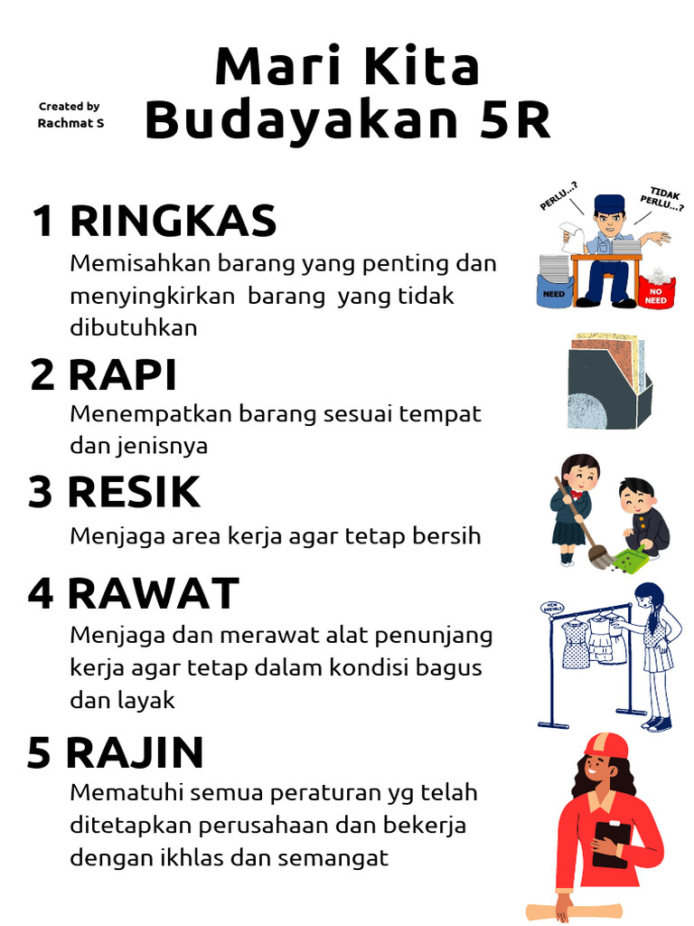 Krem Biru Poster Terapkan 5R | PDF