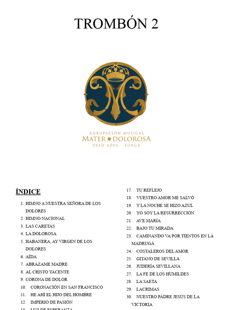 Cuadernillo Trombón 2 2023 | PDF