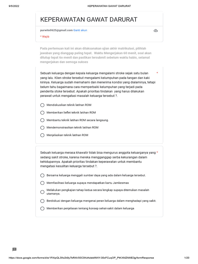 Keperawatan Gawat Darurat | PDF