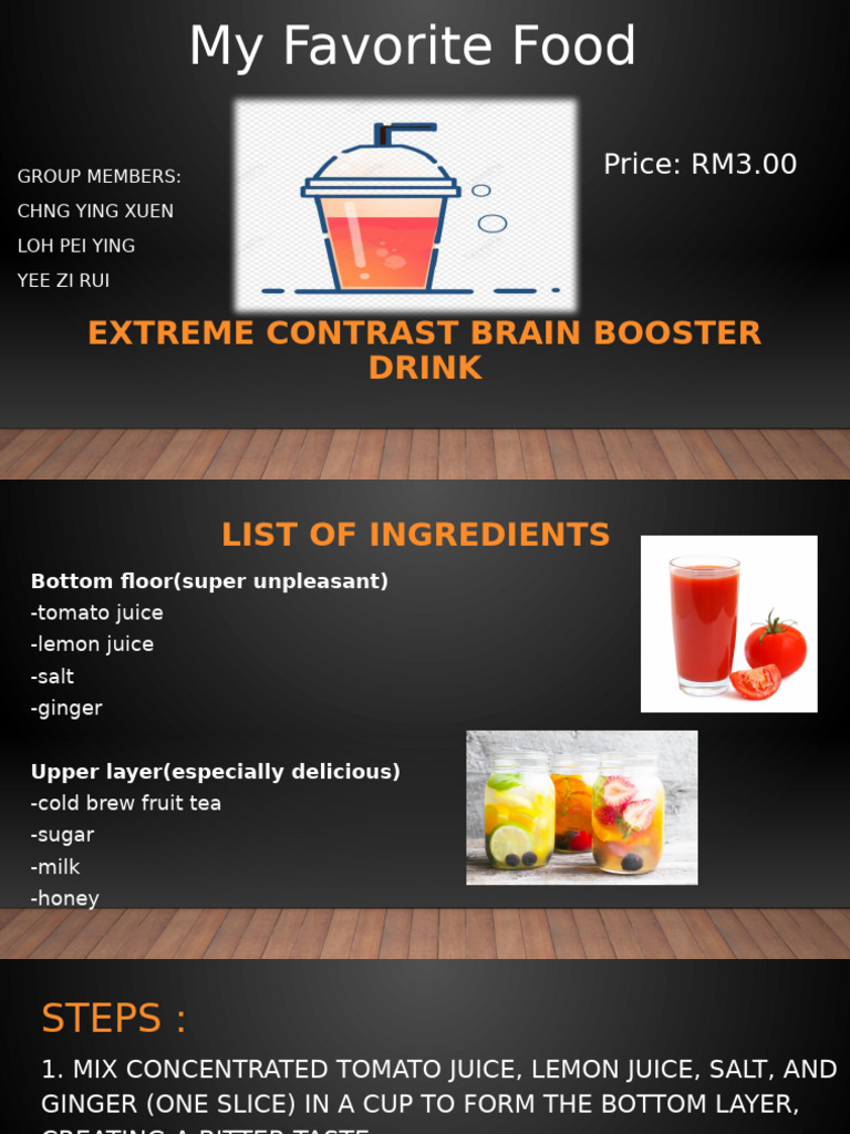 Presentation My Favourite Food | PDF