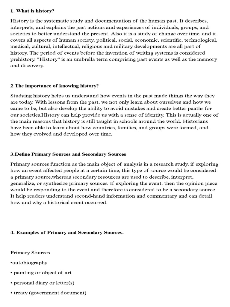 1.-What-Is-History 20240812 063440 0000 | PDF