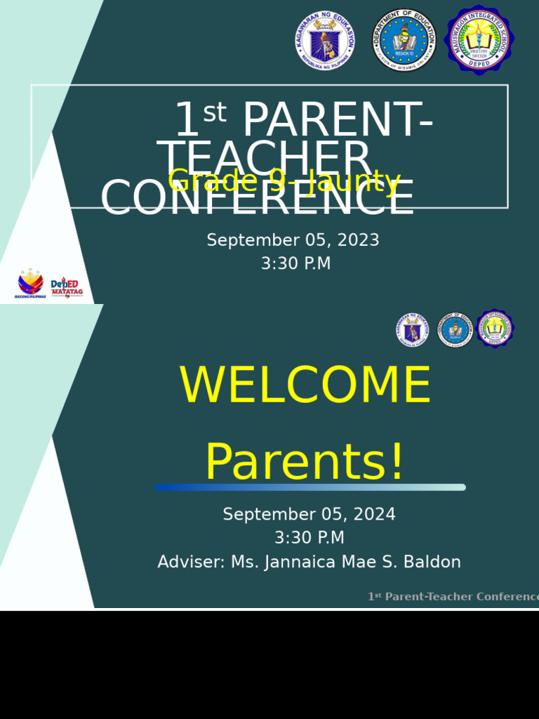 Parent-Teacher Conference-2024-2025 | PDF