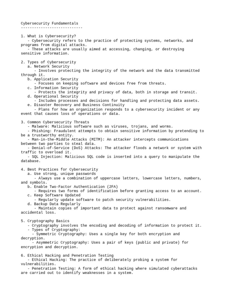 Cybersec | PDF | Security | Computer Security