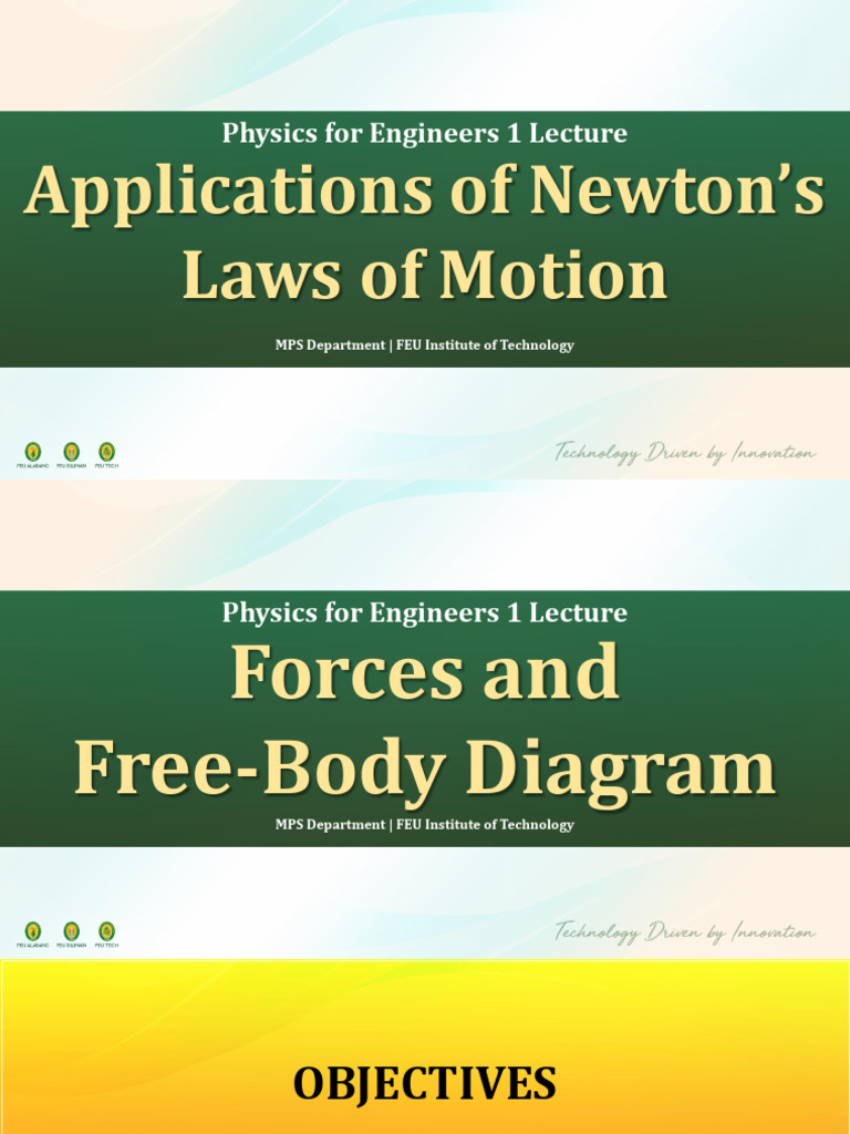 (M5-MAIN) Applications of Newton's Laws of Motion | PDF | Force ...