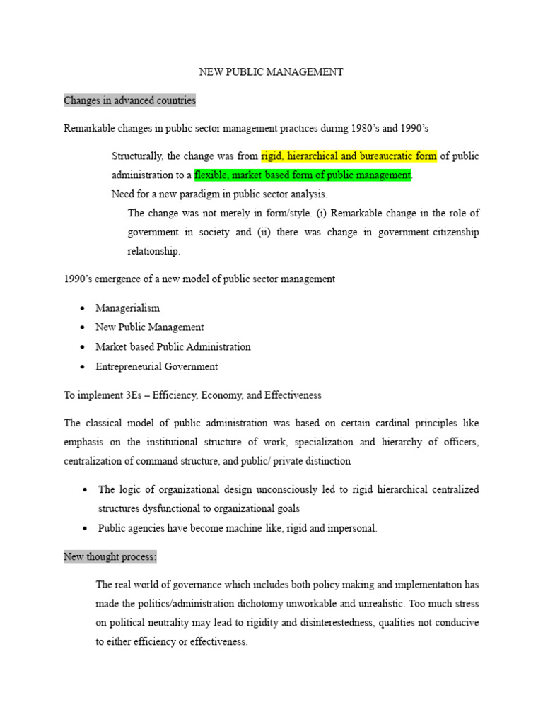 NPM | PDF | Leadership | Business Economics