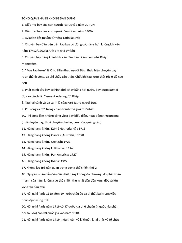 T NG Quan Hàng Không Dân D NG | PDF
