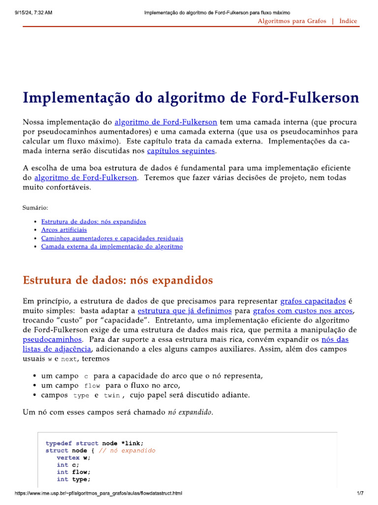 Algoritmos para Grafos | PDF