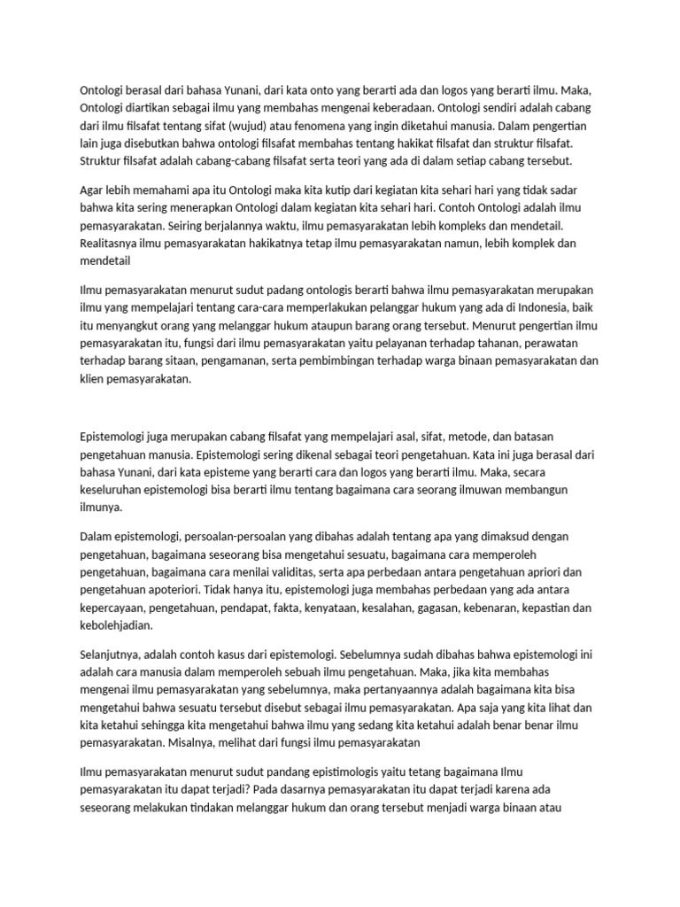 Ontologi | PDF
