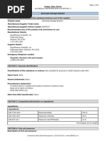 Safety Data Sheet - Distilled Water | PDF | Dangerous Goods | Toxicity