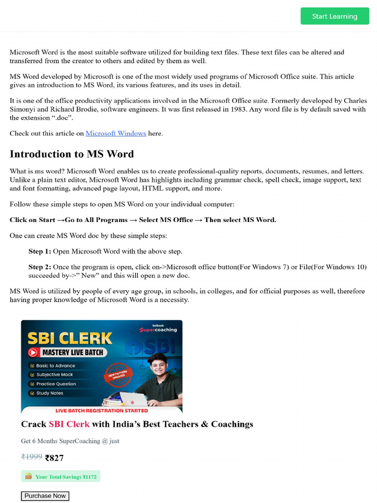 Microsoft Word Notes - Read About Features, Uses, and More | PDF