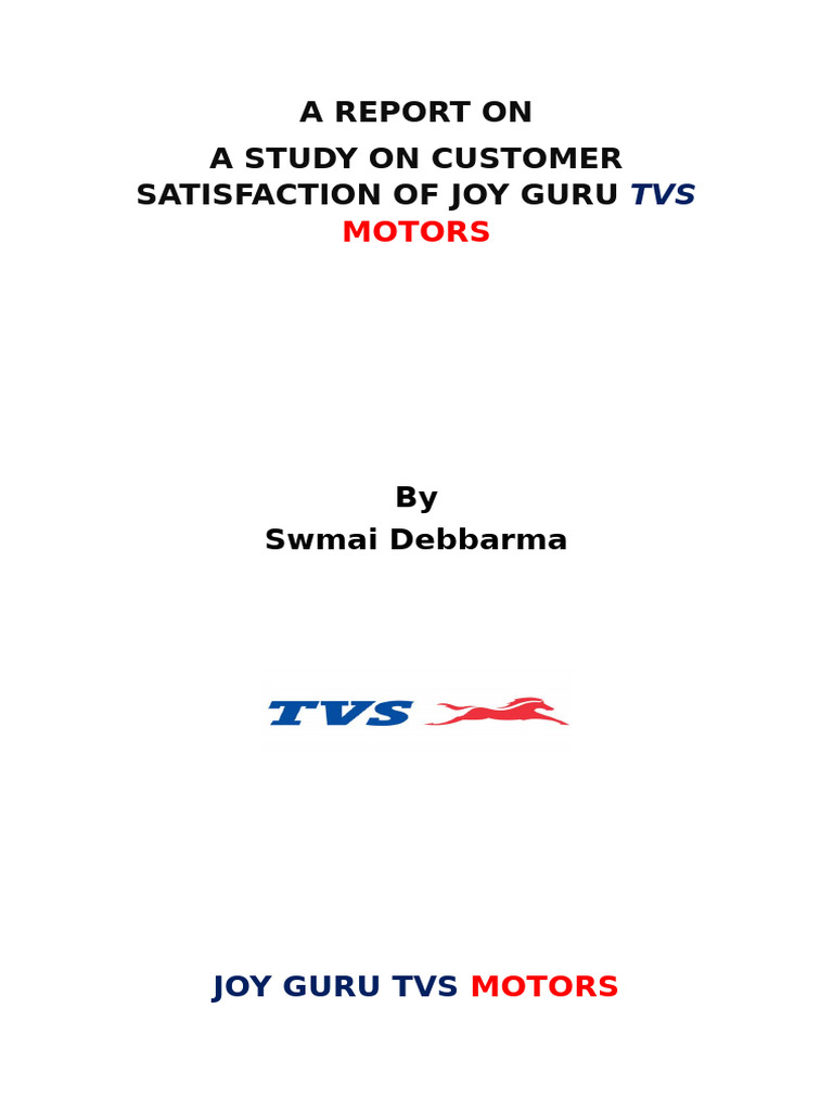 Tvs Internship | PDF