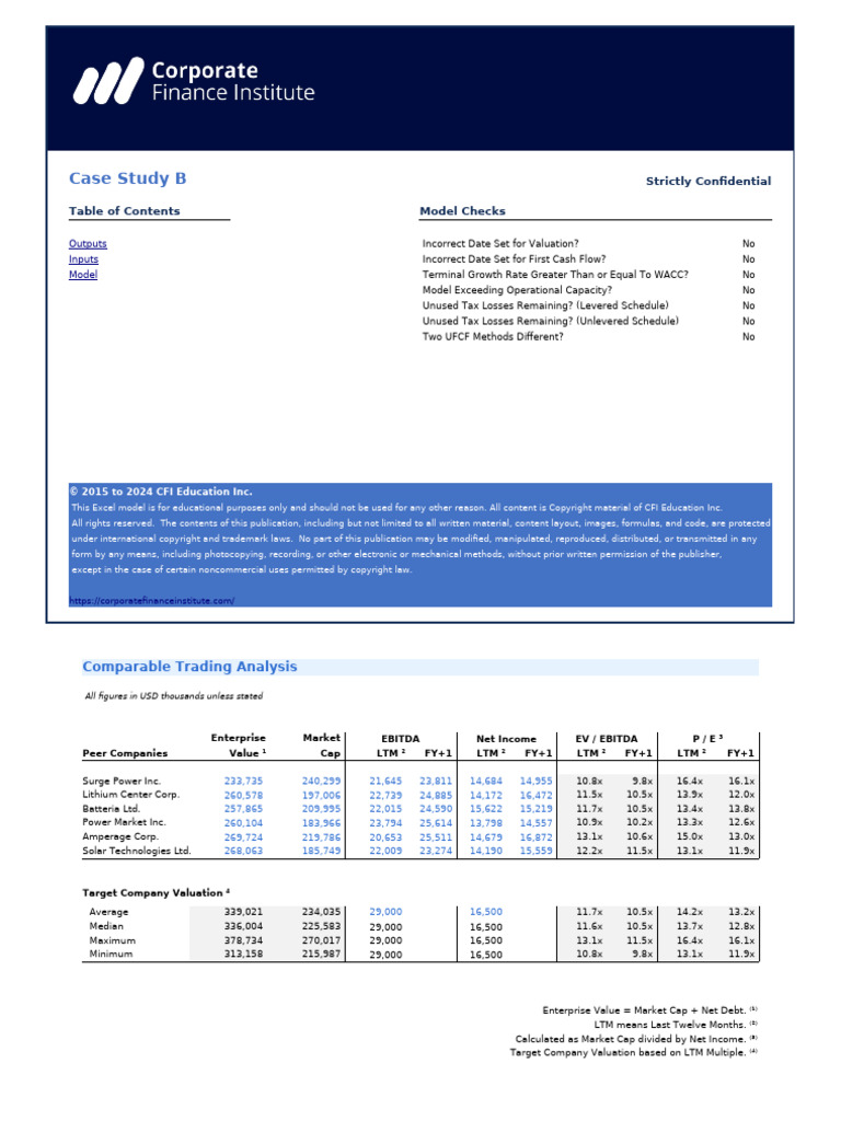Case Study B (Template) | PDF