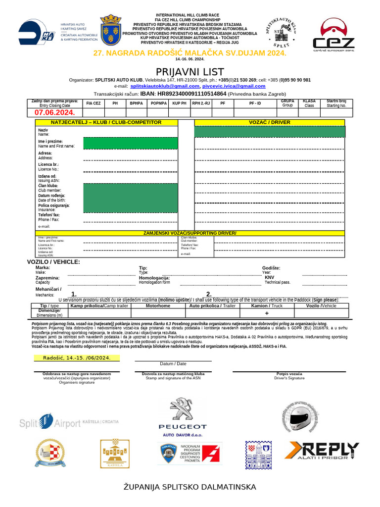 2024-PRIJAVNI-LIST- | PDF