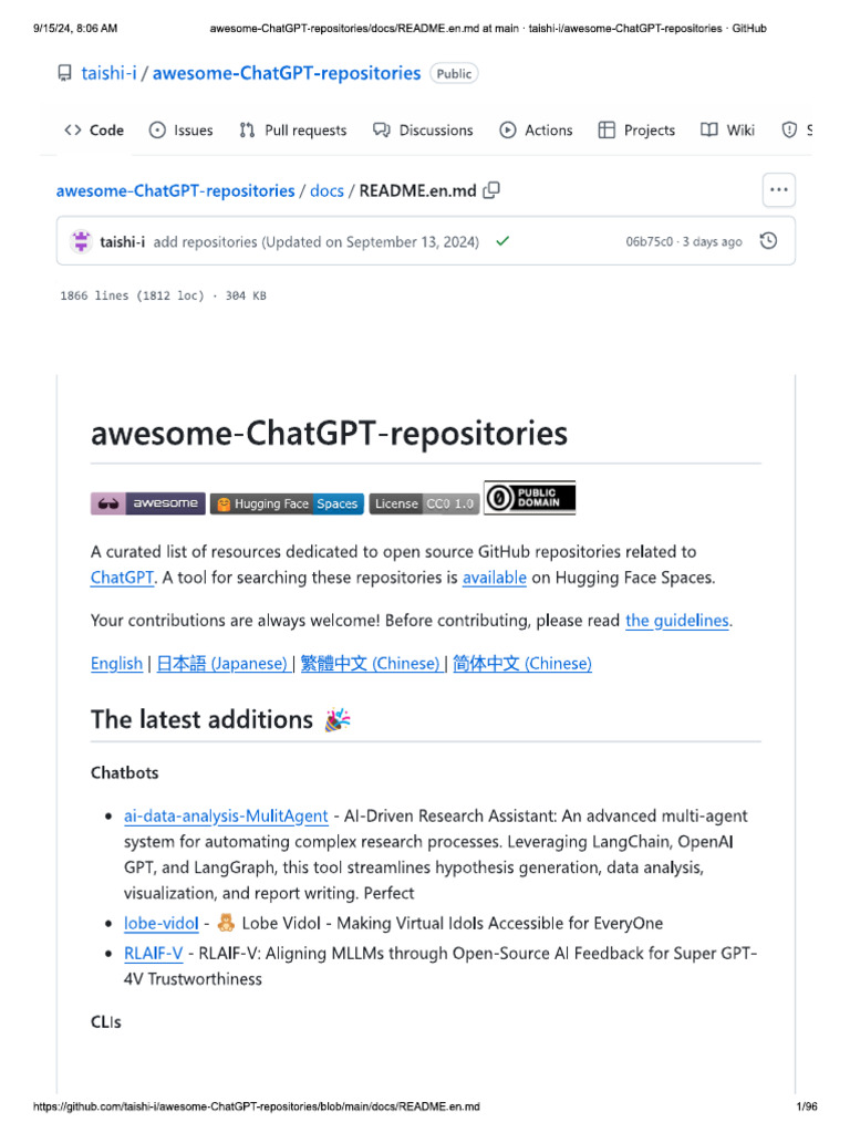 ChatGPT-repositories EN | PDF