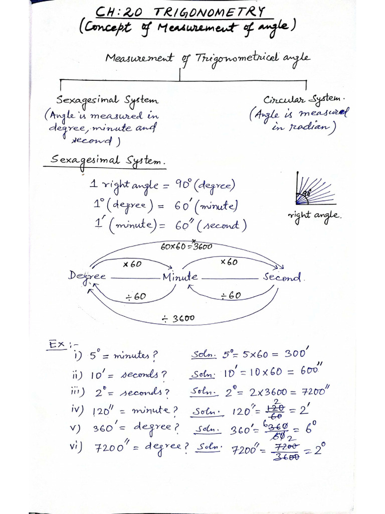 Trigonometry Intro II | PDF