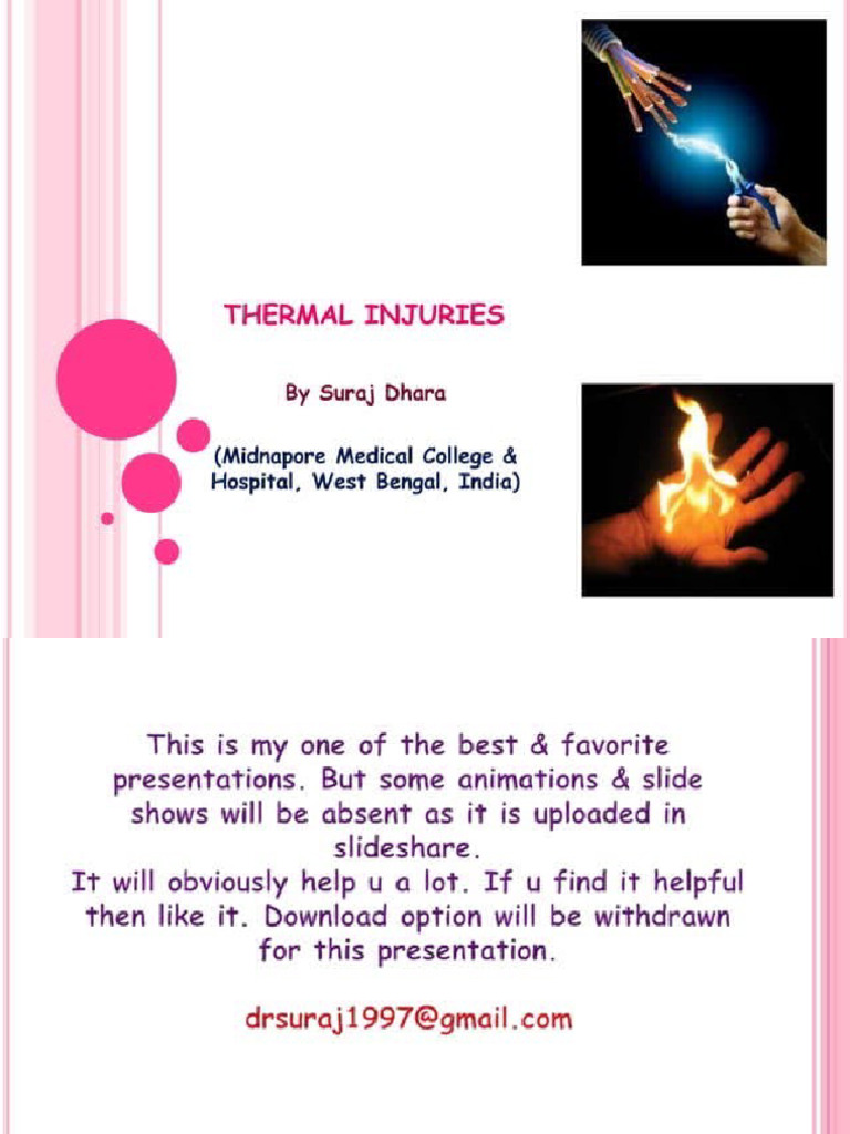 Thermal Injury | PDF