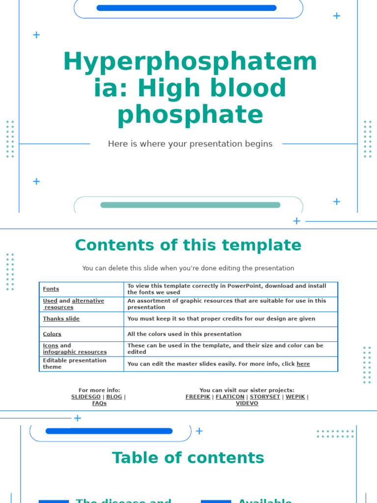 Hyperphosphatemia - High Blood Phosphate Levels by Slidesgo | PDF