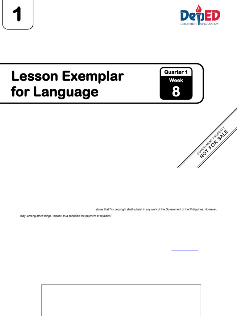 LE Language Q1 Week8 v.2 | PDF