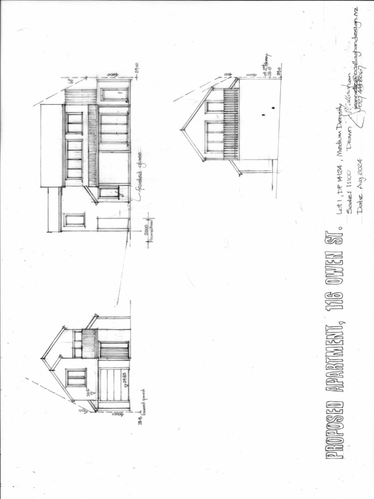 Proposed Apartment, 116 Owen ST, Elevations | PDF