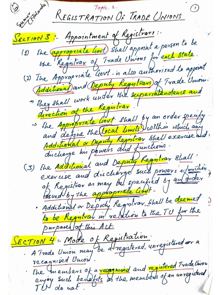 labour law notes | PDF