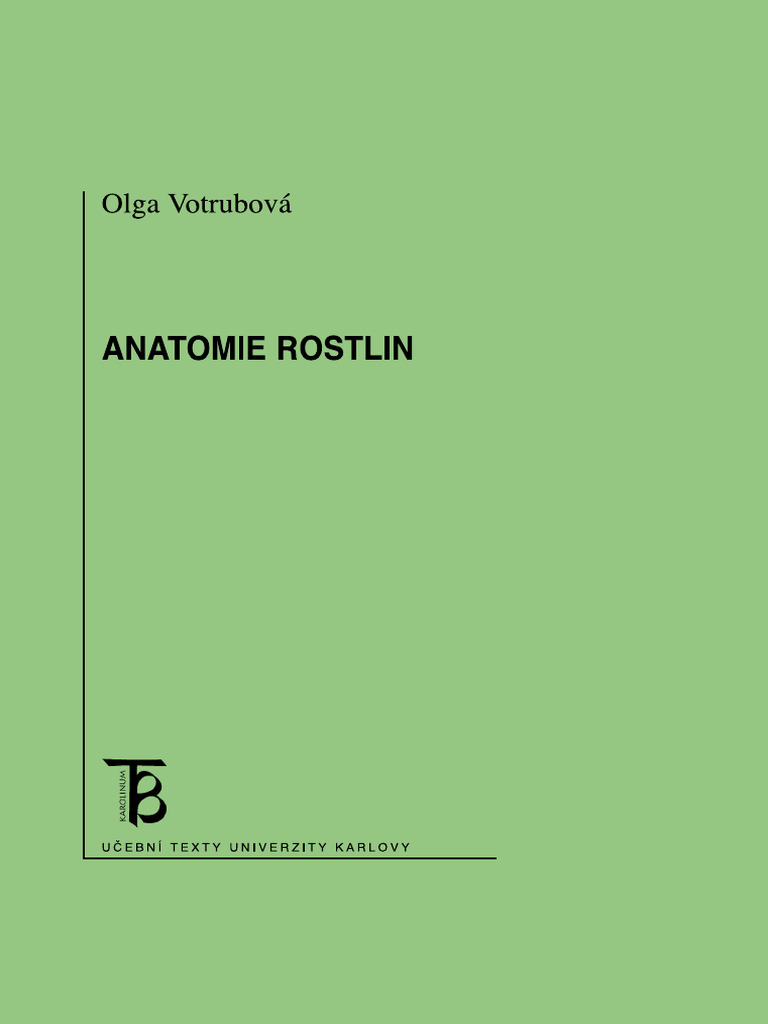 Anatomie Rostlin | PDF