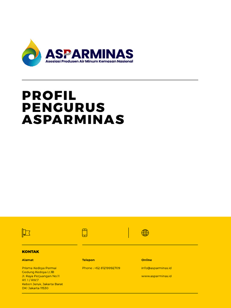 Profil Pengurus Asparminas | PDF