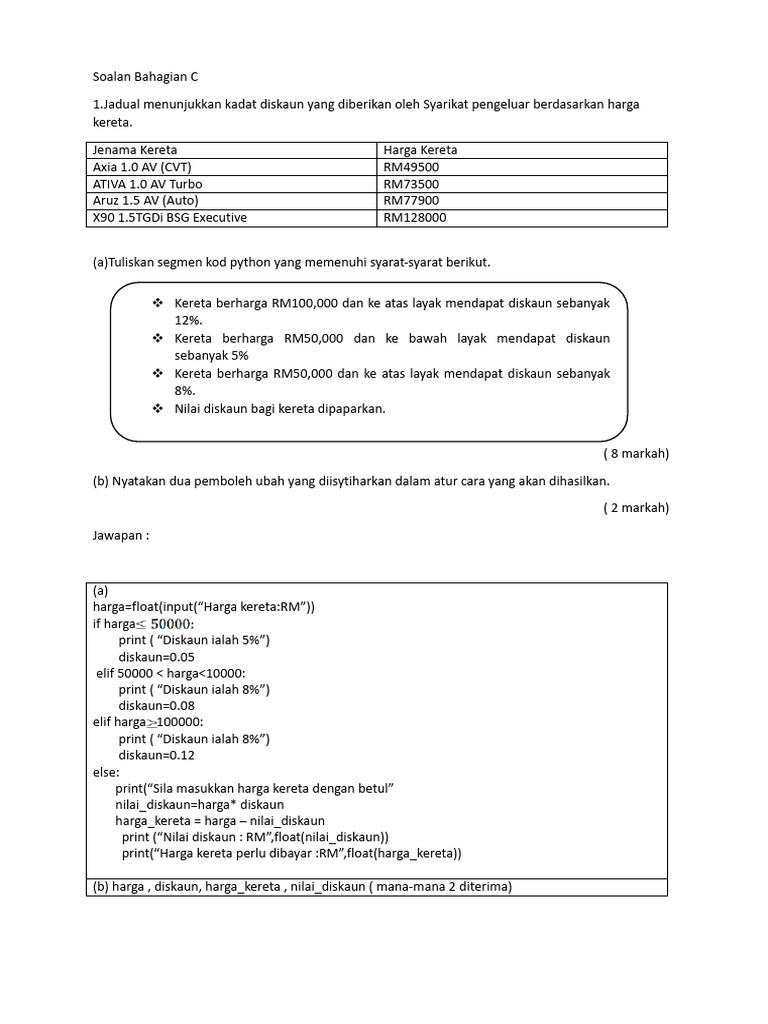 Soalan Bahagian C ASK | PDF