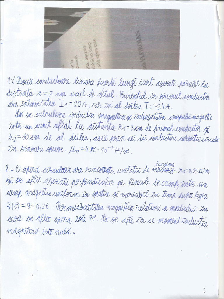 Bilet 8 Fizica | PDF