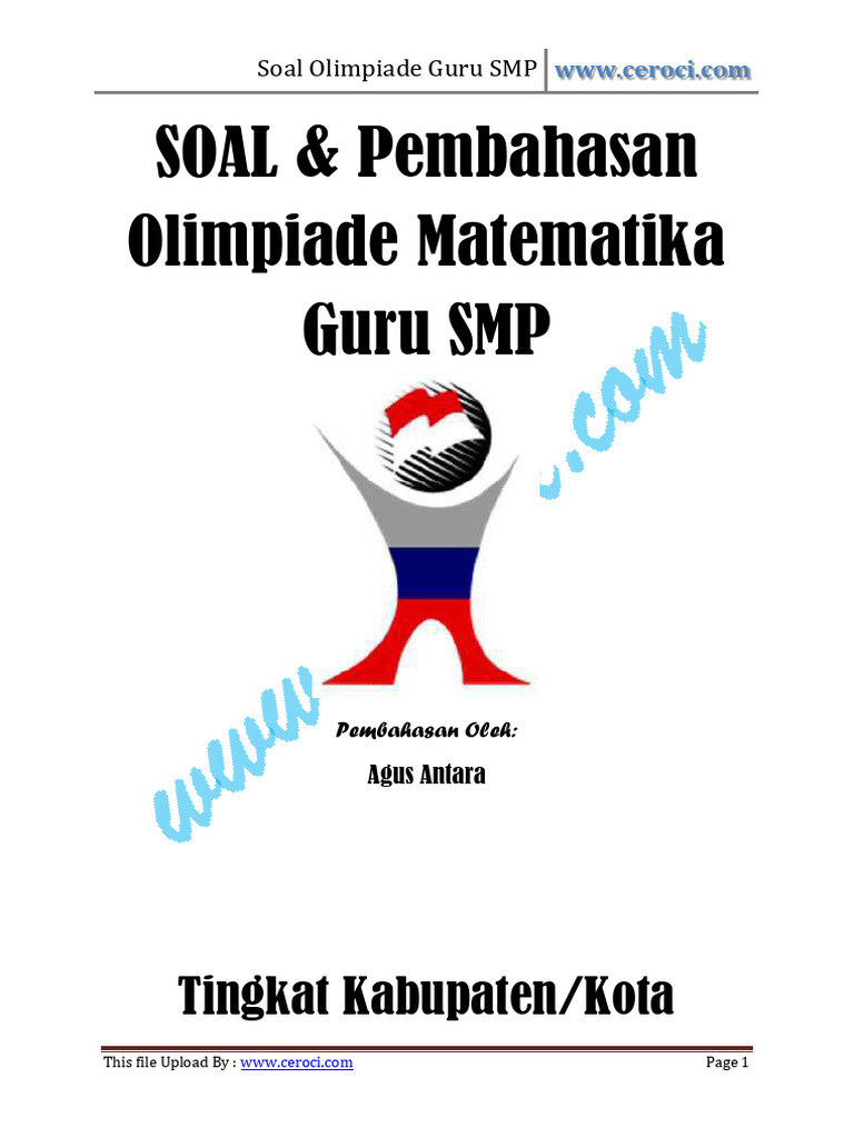 SOAL and Pembahasan Olimpiade Matematika | PDF
