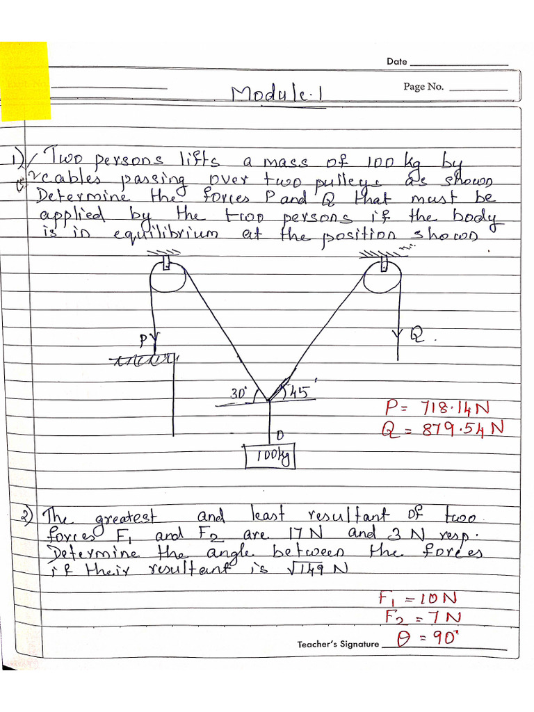 Mechanics Assignment | PDF