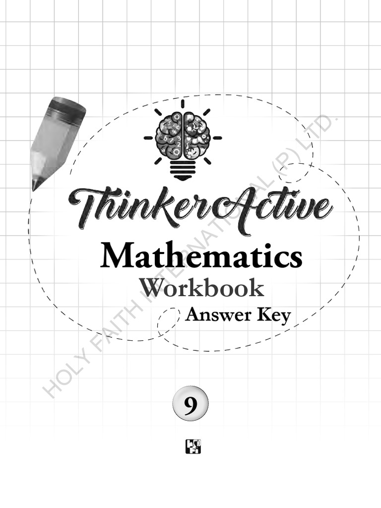 Maths Holy Faith Workbook Solutions For Class 9th PDF
