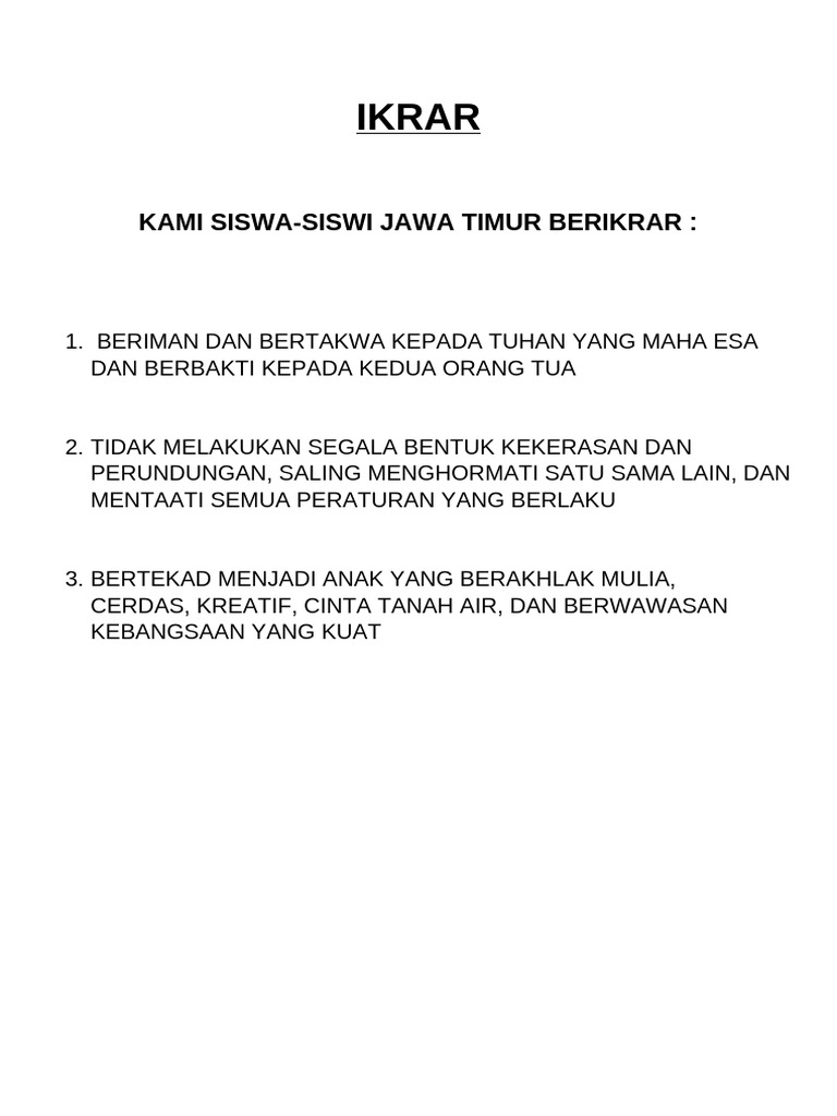 IKRAR | PDF