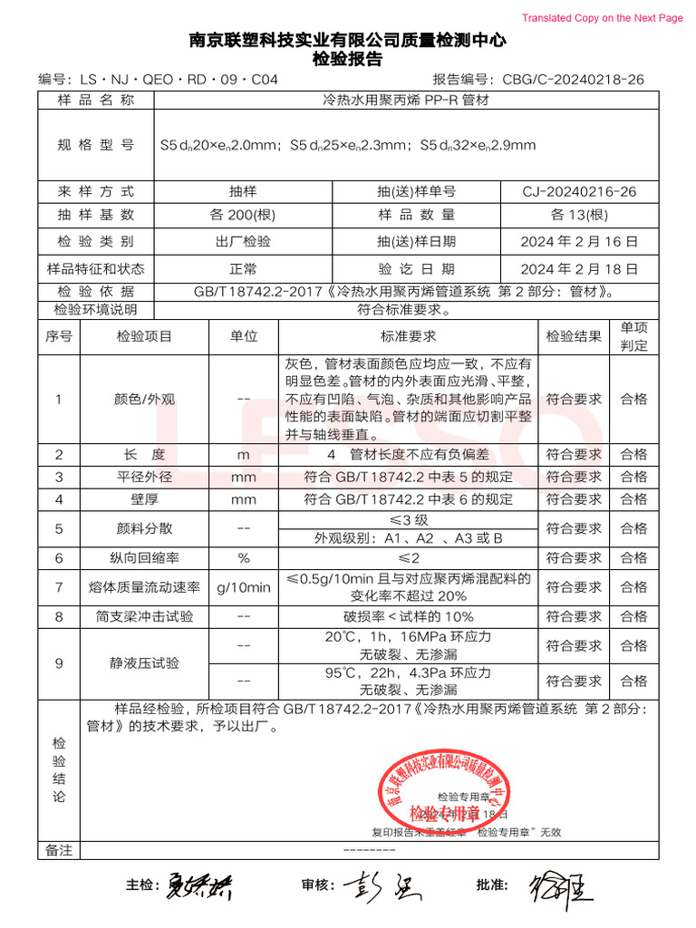 Test Reports Rev B | PDF