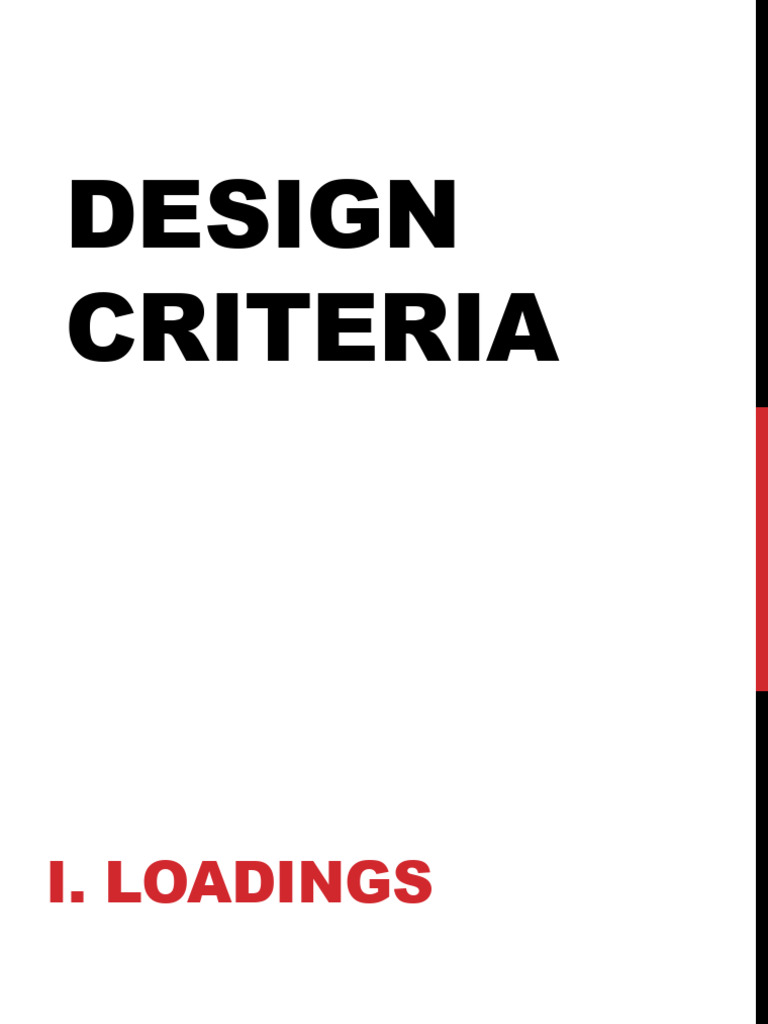 DESIGN CRITERIApdf | PDF