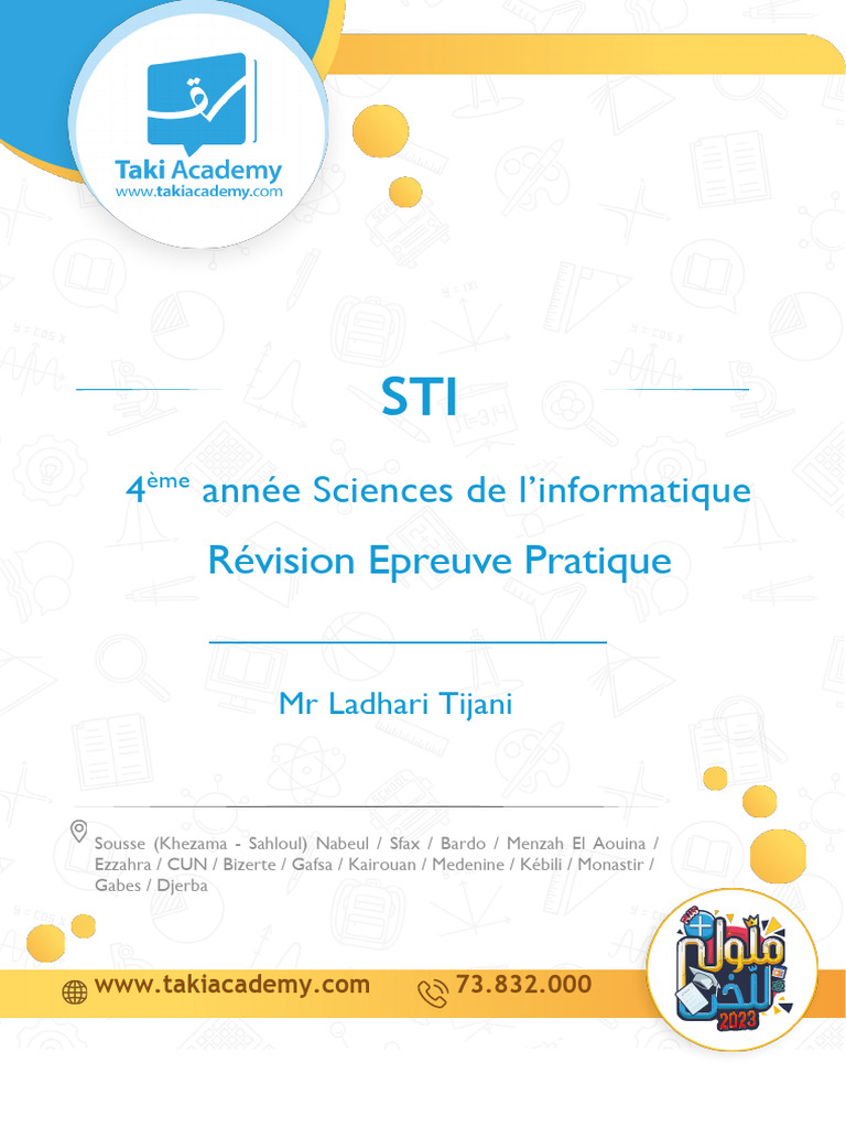 646b96b9abcf1 - SD Révision Epreuve Pratique. | PDF
