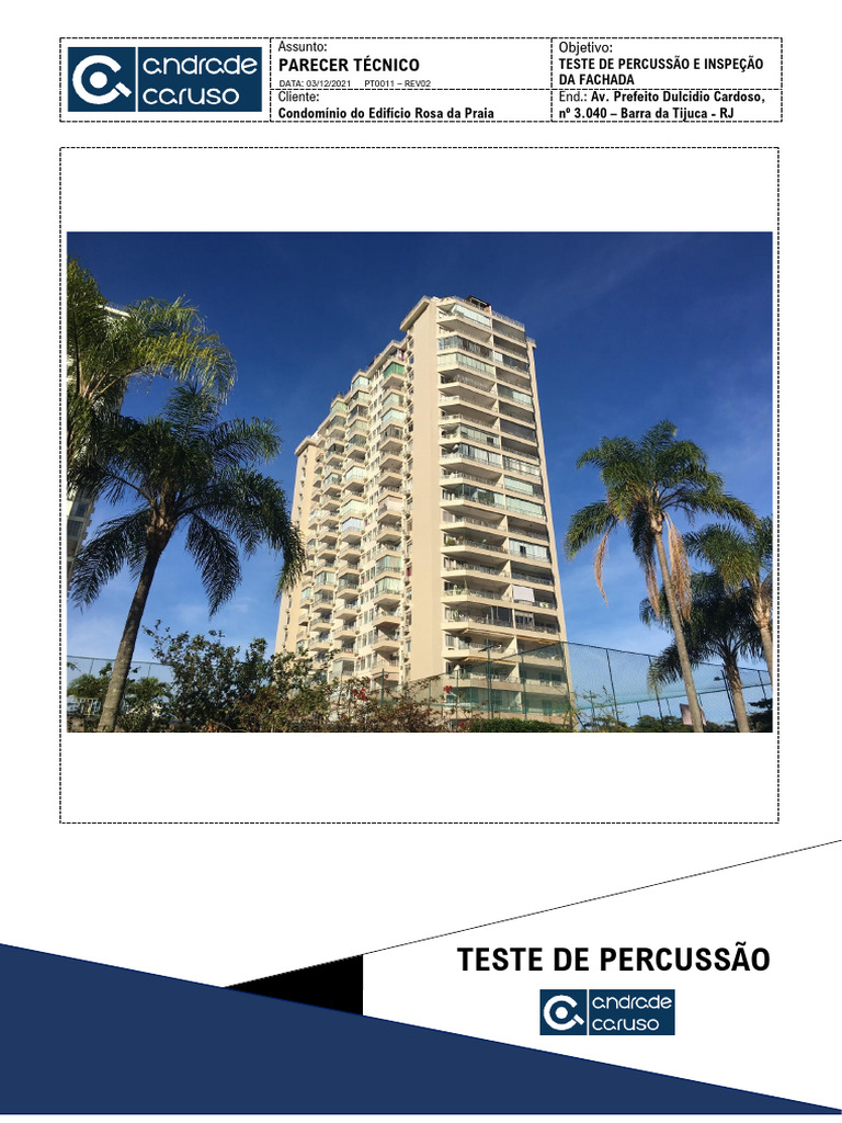 Mod. Teste de Percussão | PDF