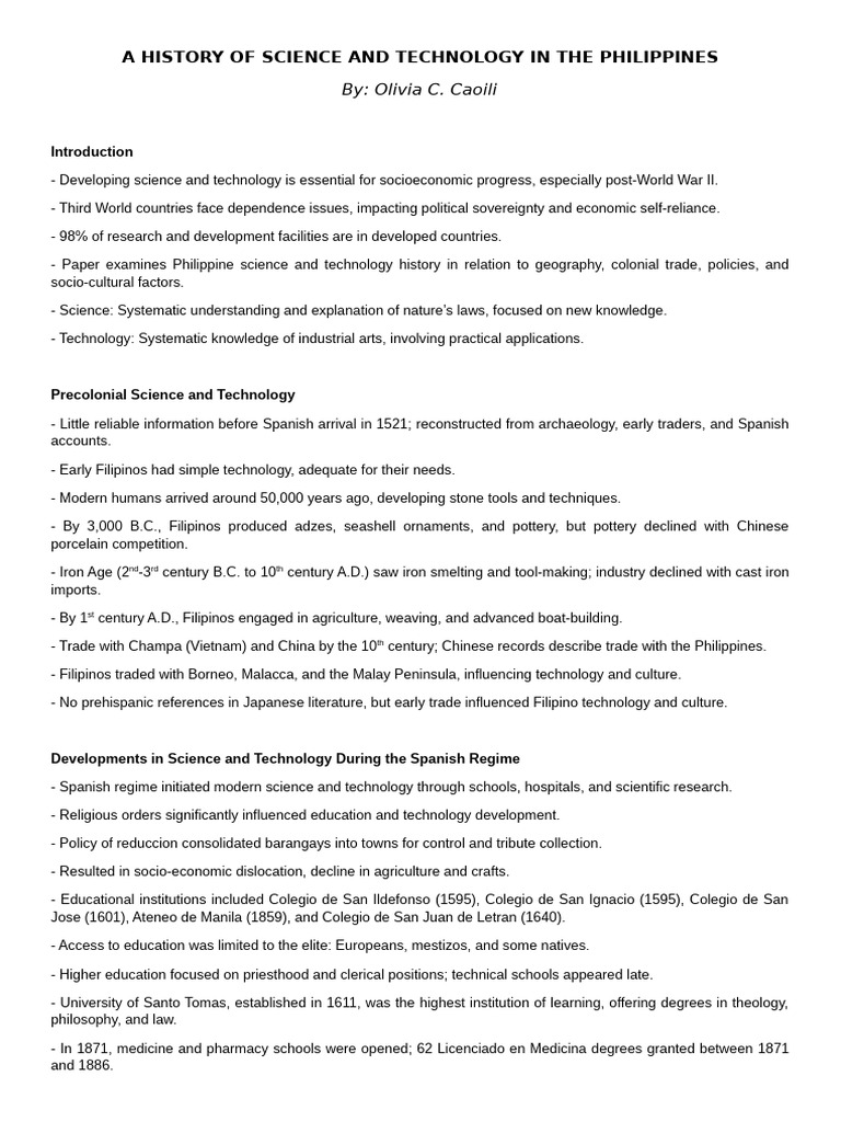 STS History Chapter 2 | PDF